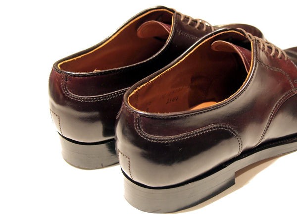 Alden 2160 #8 Shell Cordovan Straight-Tip Blucher : HUNKY Alden 2160 #8 Shell Cordovan Straight-Tip Blucher : HUNKY